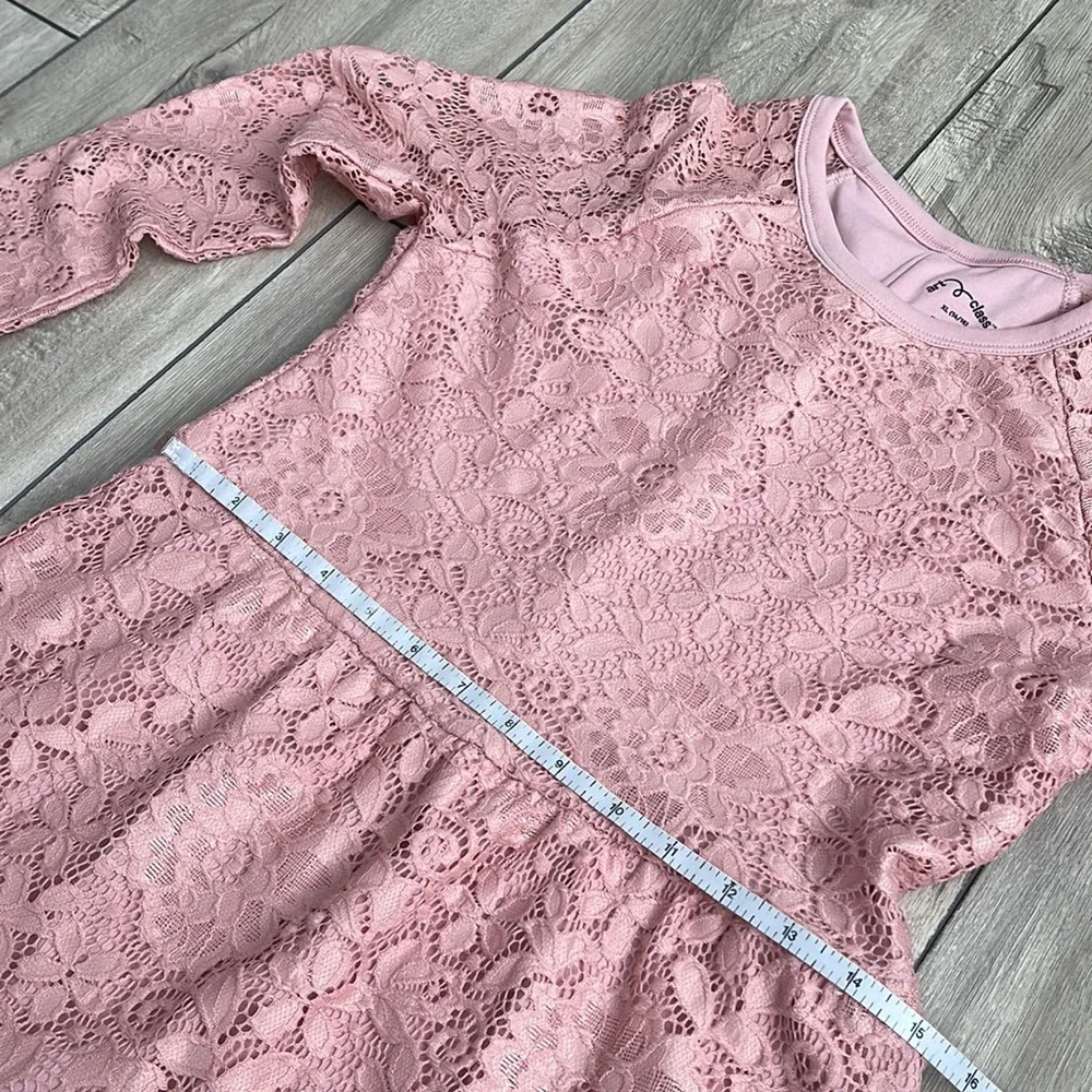 art class | Dresses | Art Class Girl Rose Stretch Lace Dress Size Xl ...